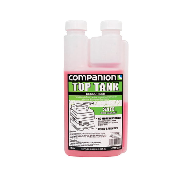 COMPANION COMCHEM TOP TANK TOILET CHEMICAL 1 LITRE BOTTLE – Camping ...