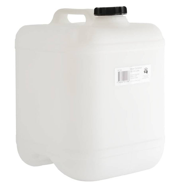 SUPEX PLASTIC WATER CUBE 20 LTR CLEAR – Camping World Dalby